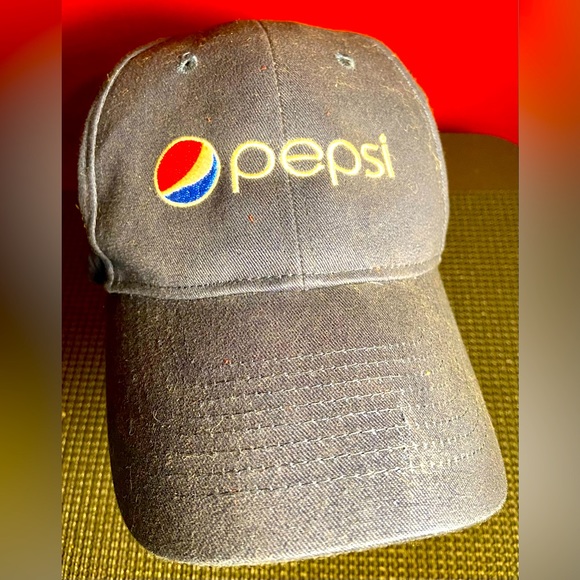 Pepsi | Accessories | Pepsi Hat Work Cosplay Blue Velcro Adjustable ...